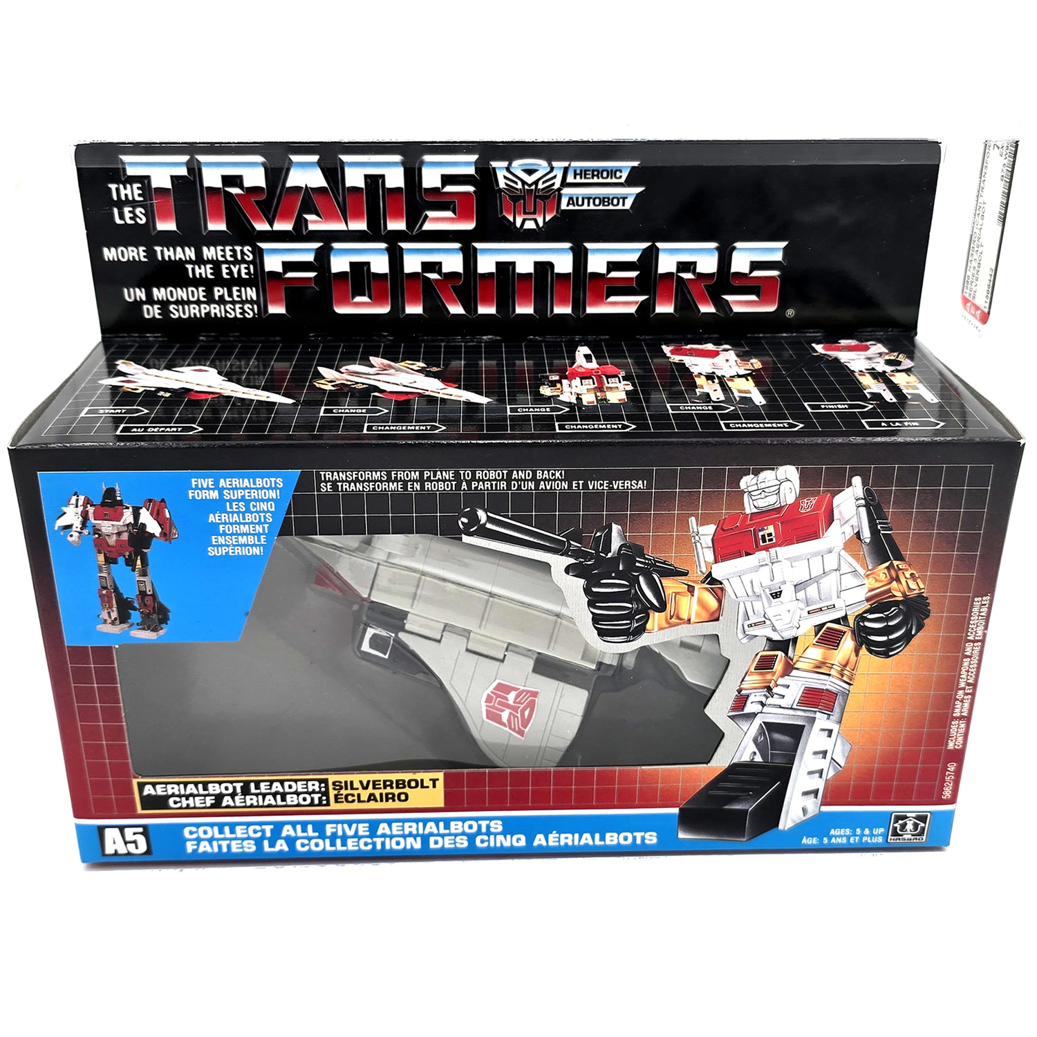 G1 Aerialbot Silverbolt Sealed AFA 75+ - Buy Transformers