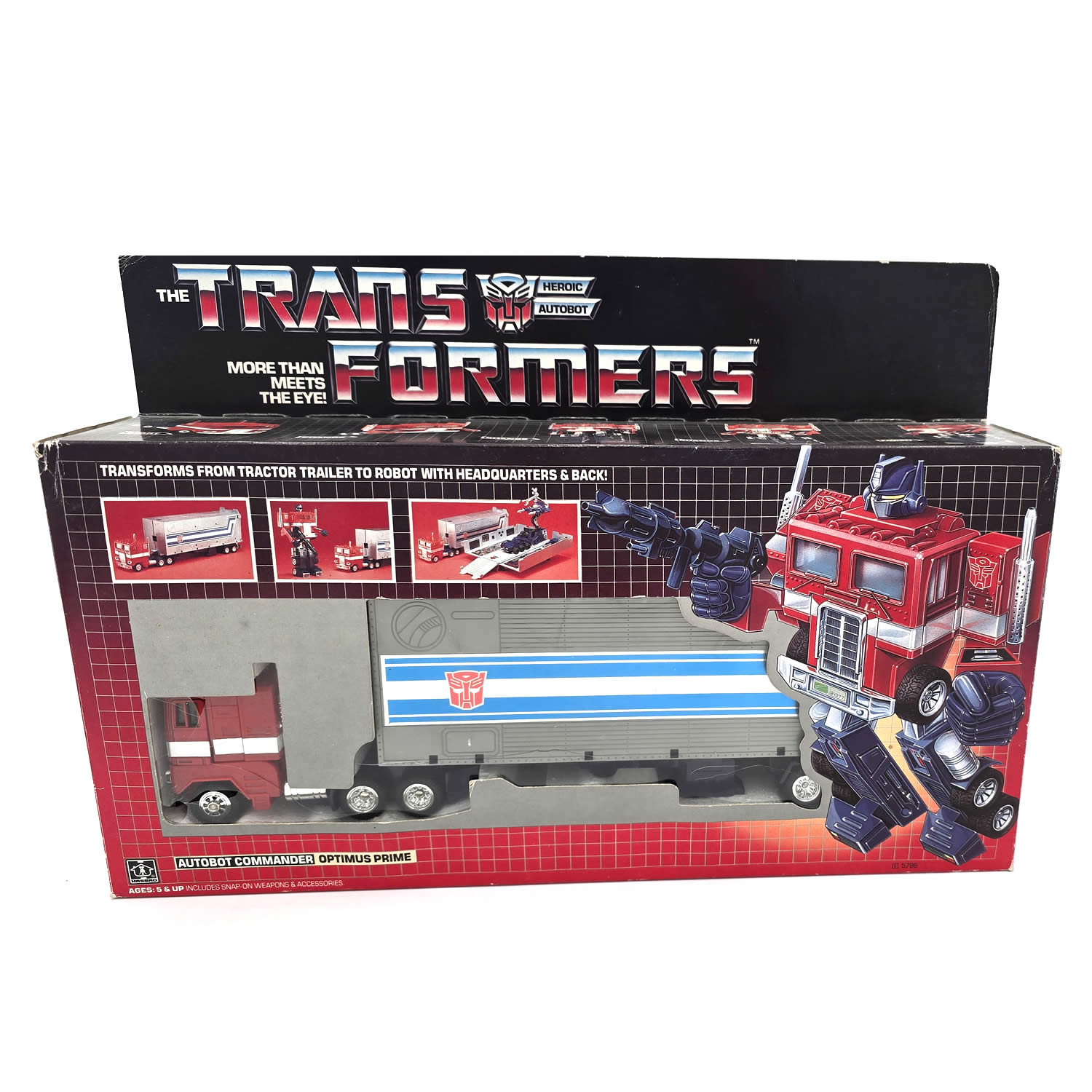 G1 MIB Optimus Prime with unused sticker sheet and accessories - Buy ...