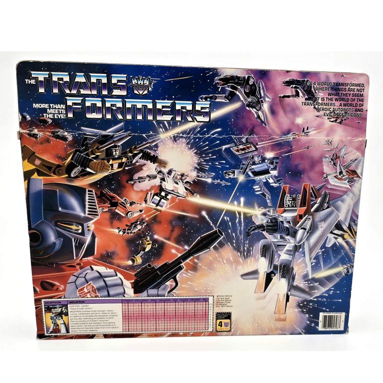 G1 Megatron with unused sticker sheet and accessories - Buy Transformers