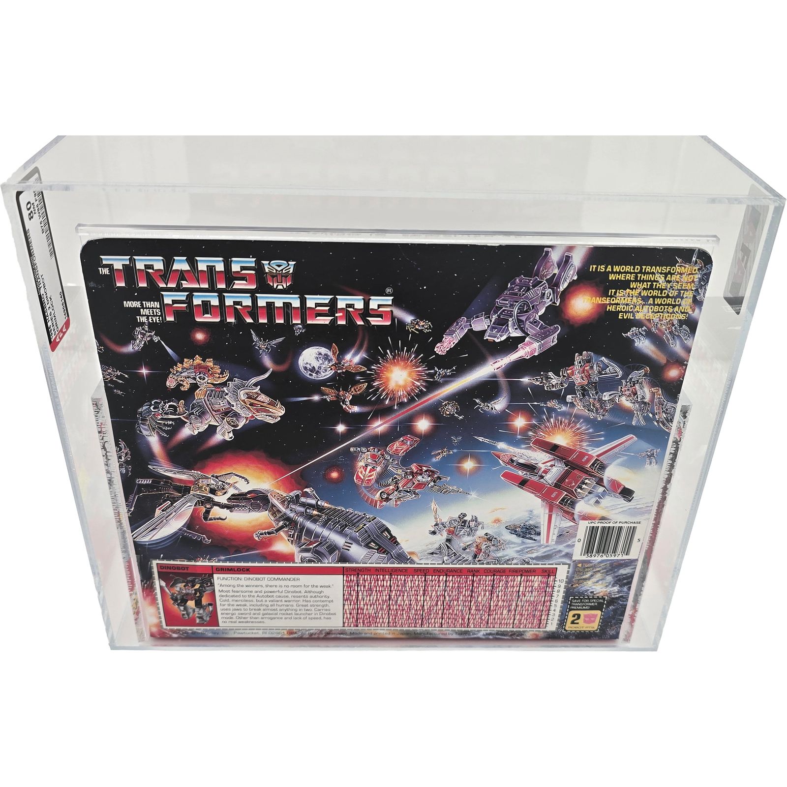 G1 Transformers Grimlock, MISB Graded AFA 80! - Buy Transformers