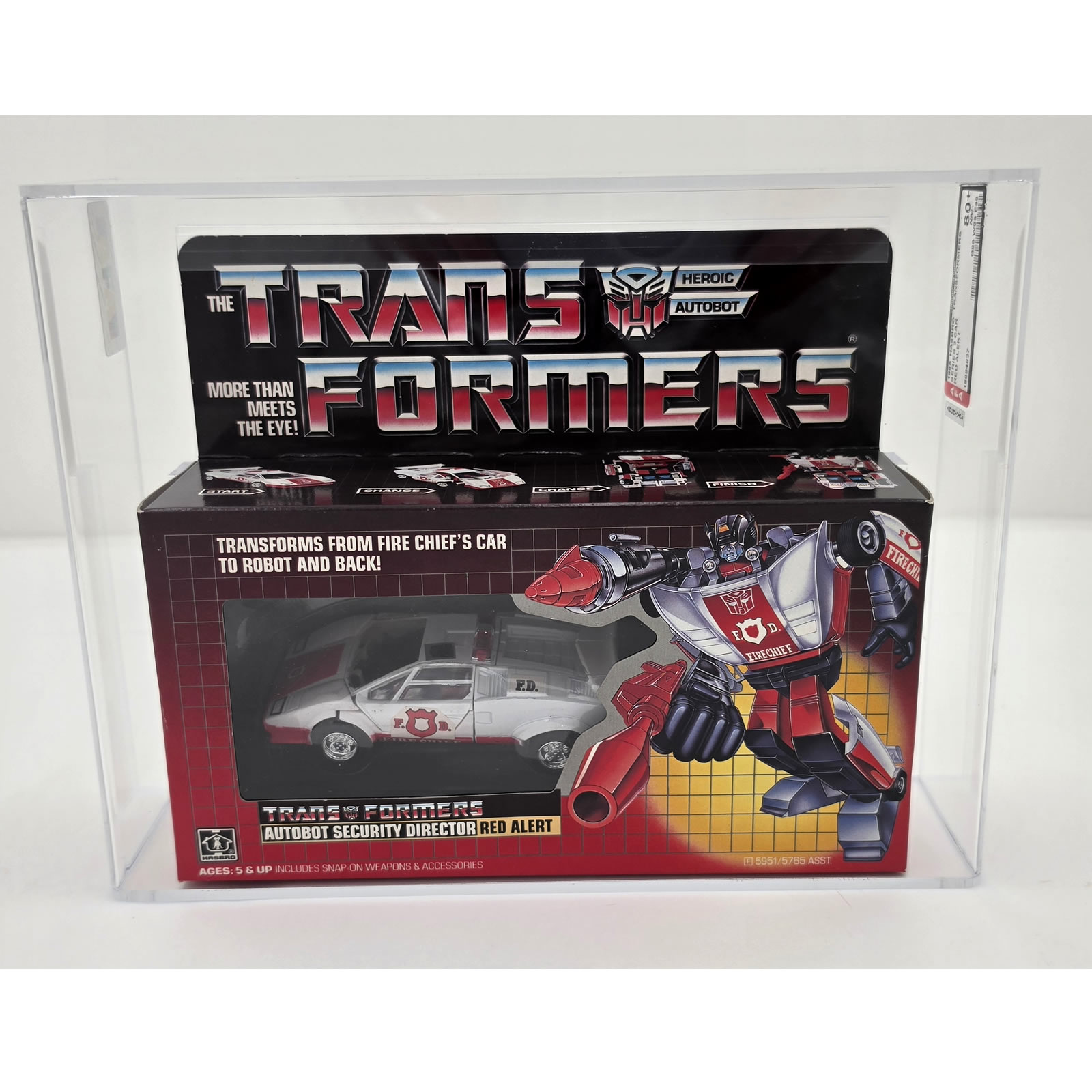 Red Alert AFA 80+ MISB! High Grade G1 Transformer! - Buy Transformers